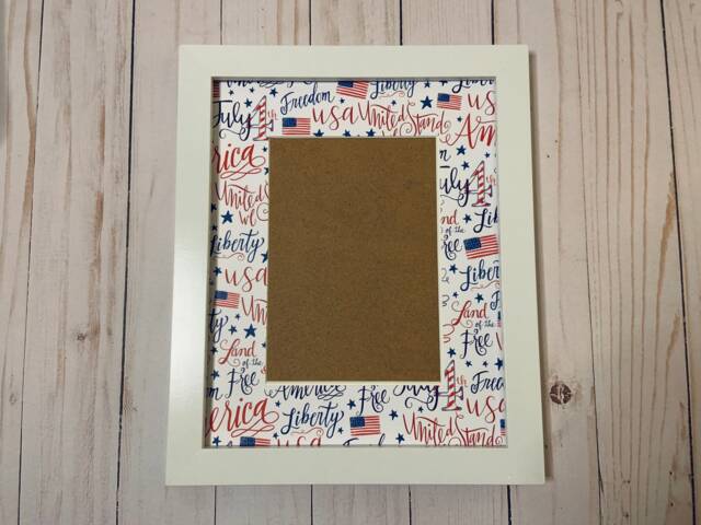 Patriotic Picture Frame - Personalized 5x7 American Flag, United States ...