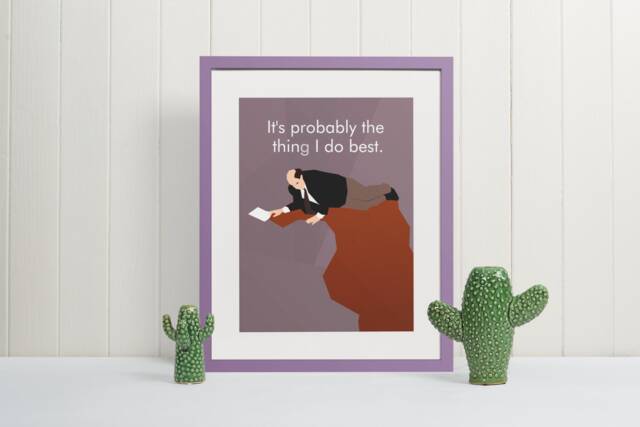 Kevin Chili Thing I Do Best Poster - Fan Art, The Office, Quote, Wall ...