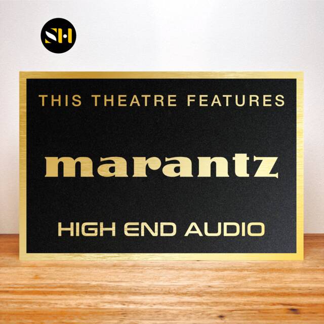 Marantz - Home Theatre Signs Signage Cinema Decor by Etsy | ufurnish.com