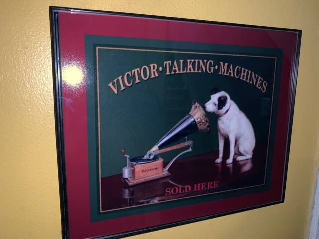 Victor Victrola Cylinder Phonograph Rca Nipper Dog Radio Repair Shop ...
