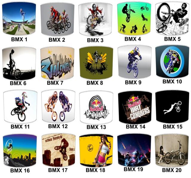 Bmx Bikes Bicycle Drum Lampshade For Ceiling Light Pendant Table Lamp ...