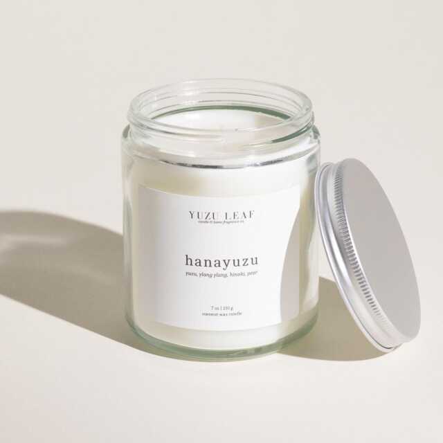Hanayuzu - Ylang Ylang, Hinoki, Yuzu & Pear Scented Candle 7Oz Coconut ...