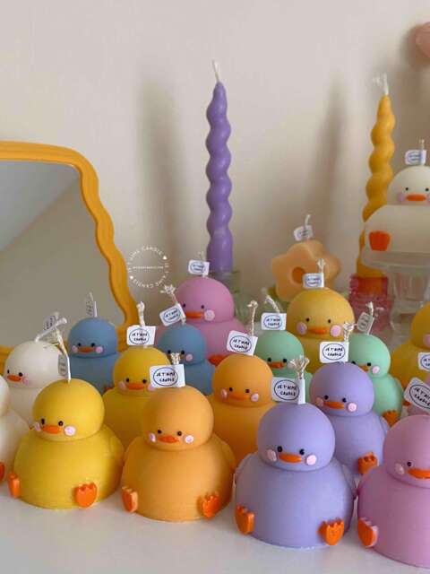 Chubby Ducky Candle - Adorable Good Luck Ducklings For Duck Lovers You ...