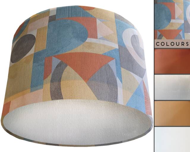 Art Deco Lampshade, Matisse Inspired Light Shade, Ceiling Table Modern ...