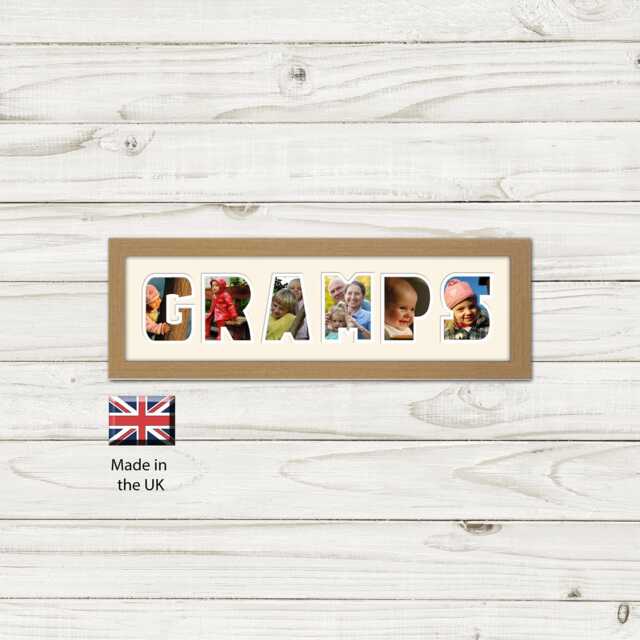 Gramps Photo Frame Word Name Special Gift Father's Day 1252-Cc By ...