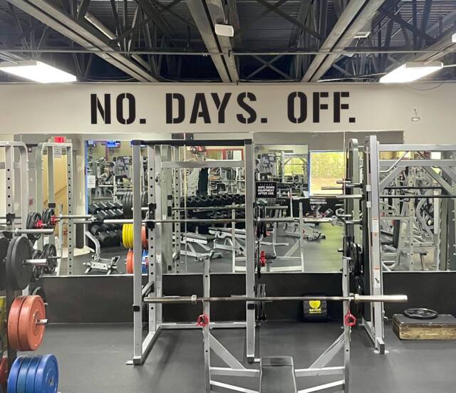 No. Days. Off. Gym Wall Decal Idea, Quote Decor, Fitness Home Design ...
