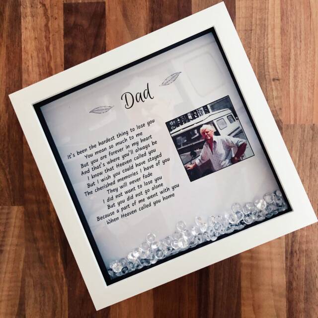 Personalised Remembrance Frame. in Memory Sympathy Gift by Etsy ...