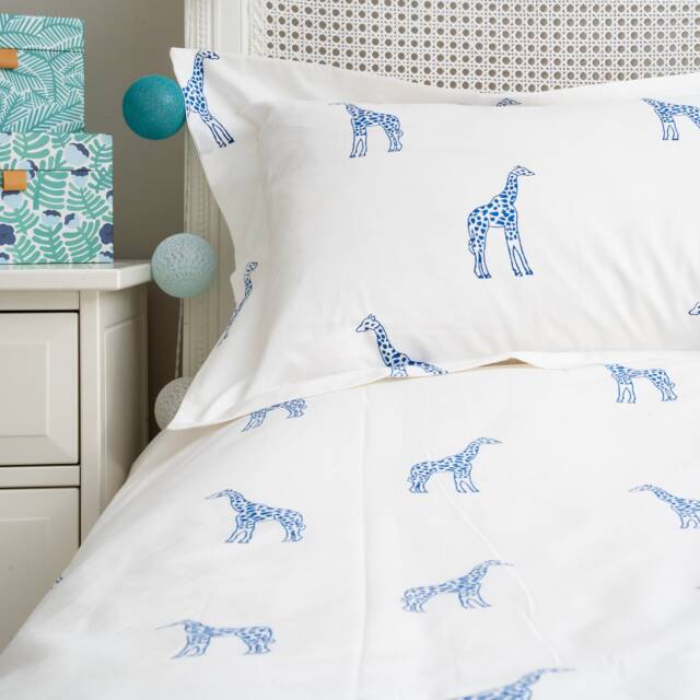 Blue Giraffe Bedding Sets by Etsy | ufurnish.com