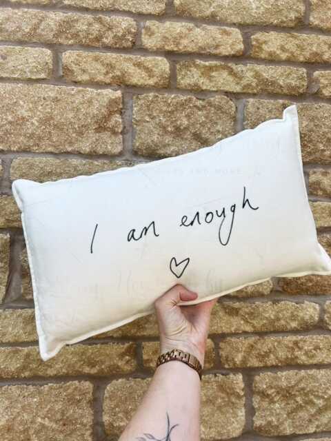 Personalised Handwriting Cushion-Square Rectangle-In Memory Keepsake ...