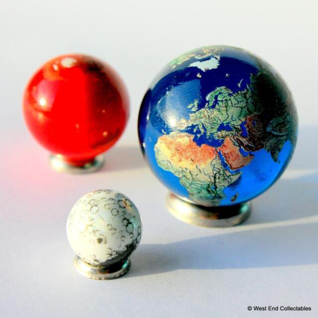 Orrery Planet Marbles 1300 Million Scale - Giant 35mm Earth Globe ...