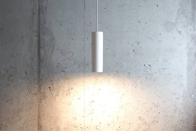 Cylinder Pendant Light - Sculptural Modern Contemporary Plaster by Etsy ...