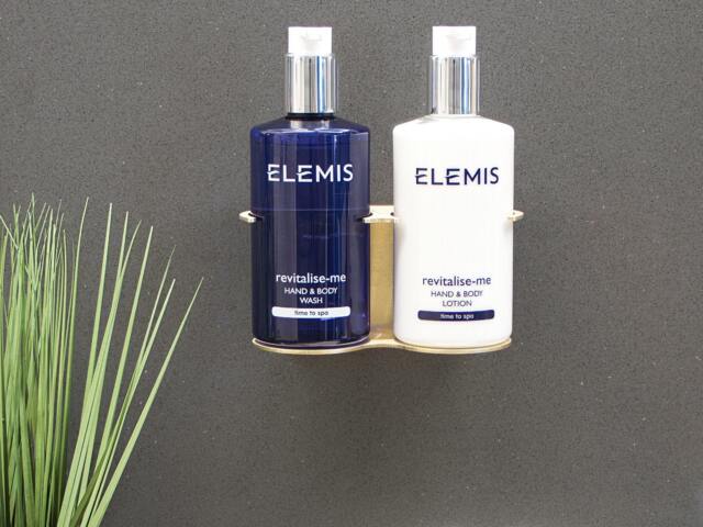 Double Caddy Style Brass Soap Dispenser Wall Bracket To Suit Many Major ...