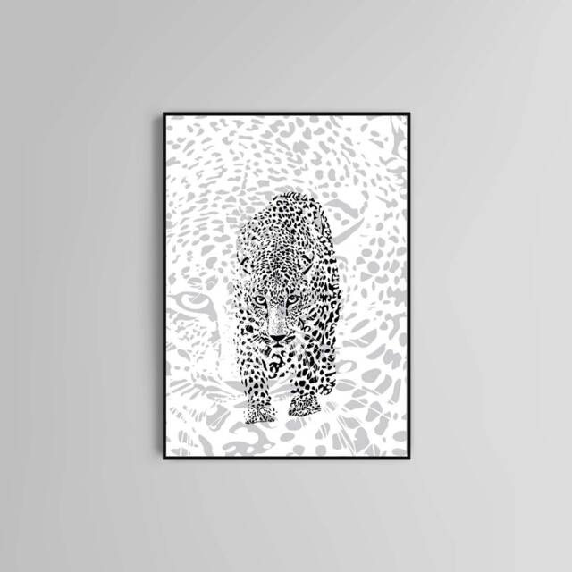 Leopard Poster Print Home Wall Art Decor Modern Animal Design by Etsy ...