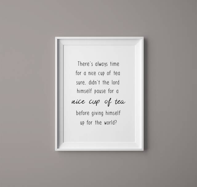 Mrs Doyle - Nice Cup Of Tea Print Father Ted Wall Decor Irish Ireland ...