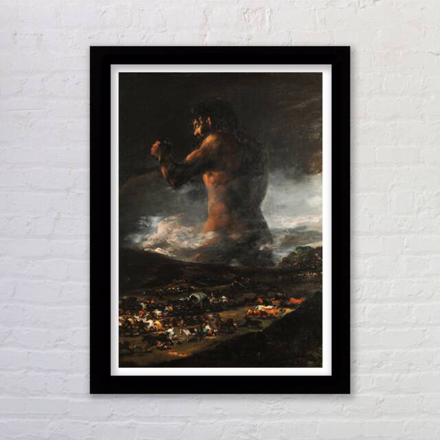 The Colossus By Francisco De Goya Art Print/Available Framed by Etsy ...
