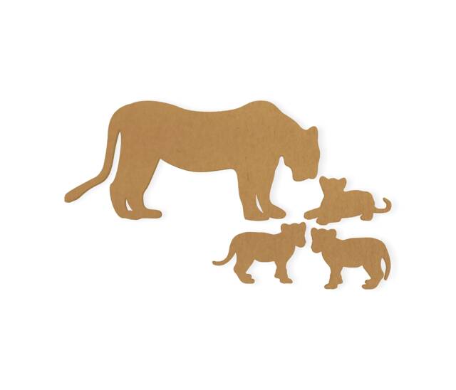 Lion Wall Hanging Cardboard Cutout - Ready To Paint by Etsy | ufurnish.com