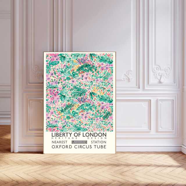 Liberty London Flower Art Print, Botanical Print Wall Decor by Etsy ...