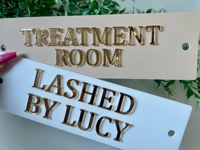 3D Custom Door Sign, Business Treatment Room, Salon Office Signs ...