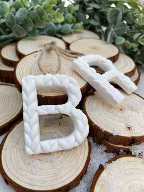 Chunky Knit - Letters Chucky Tree Decorations Clay Christmas Chunky by ...