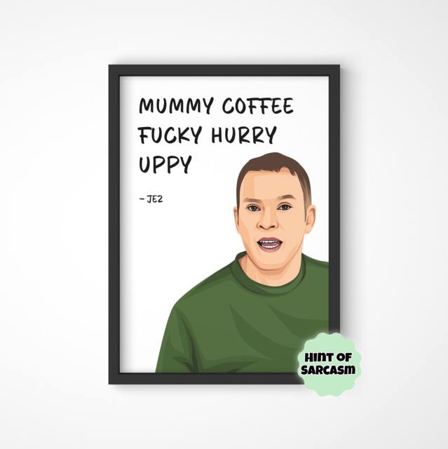 Peep Show Inspired Jeremy Osborne A4 Quote Print - Home Decor - Wall ...