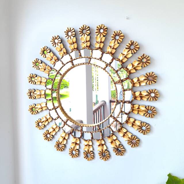 "Peruvian Mirrors ""Rosa Venosa 60cm" by Etsy | ufurnish.com