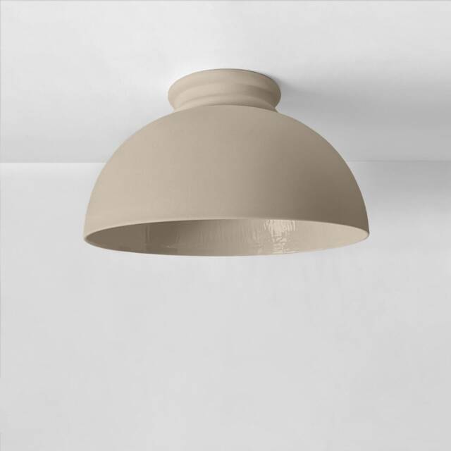 Pompeii - Extra Large Ceramic Dome Light Fixture - Minimalist Surface ...