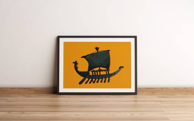 Trireme Poster Printed On Fine Art Paper. An Elegant Ideal For Your ...