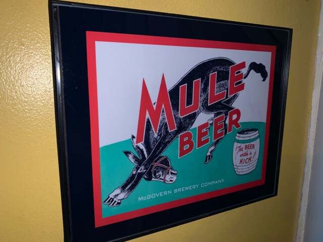 Mule Donkey Beer Bar Framed Advertising Print Man Cave Sign by Etsy ...