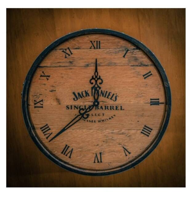 Whiskey Barrel Clock, Solid Oak Clock by Etsy | ufurnish.com