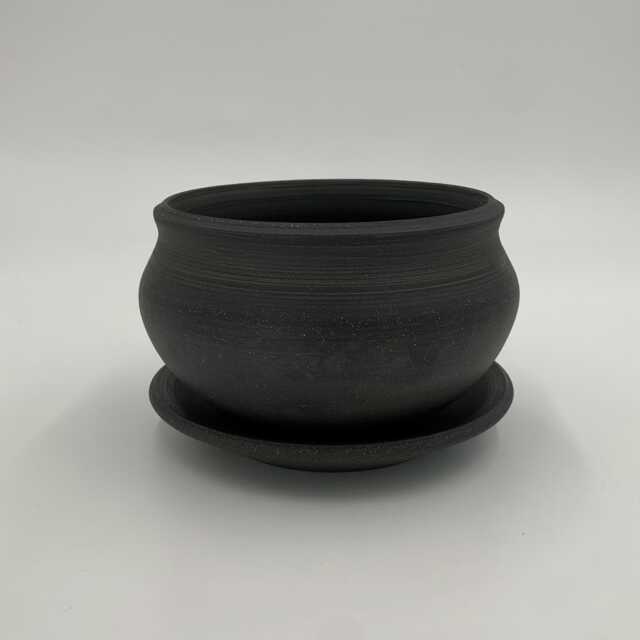 Raw Black Clay Planters by Etsy | uFurnish.com