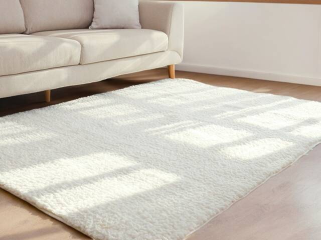 Soft Rug For Living Room, Plush Rugs, Fluffy Art Modern Area Square Rug ...