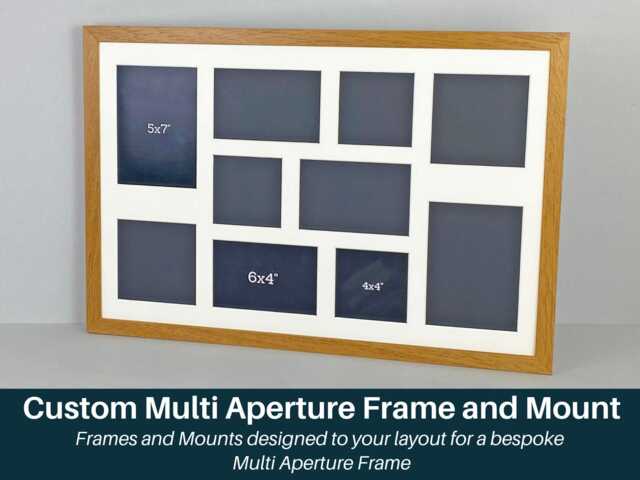 Custom Multi Aperture Wooden Frame & Mount. Important - Read ...
