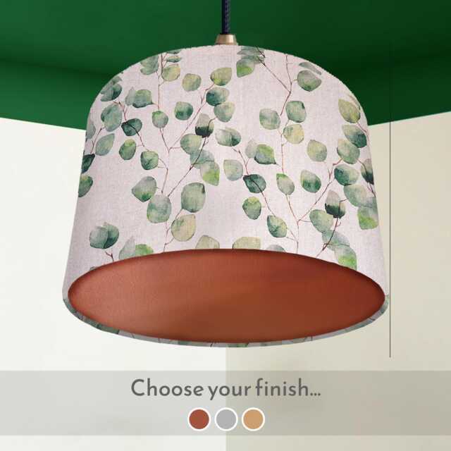 Green Botanical Lampshade Country Home Interior Lighting by Etsy ...