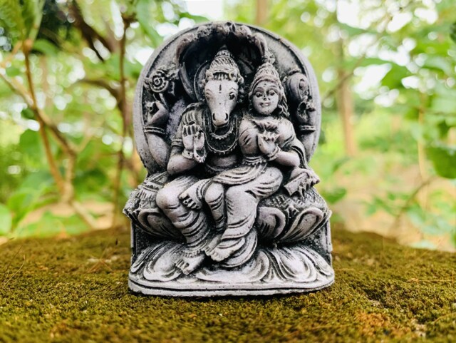 Small Ganesha Stone Statue Lord Hindu God Of Success Mini Ganesh Buddha ...