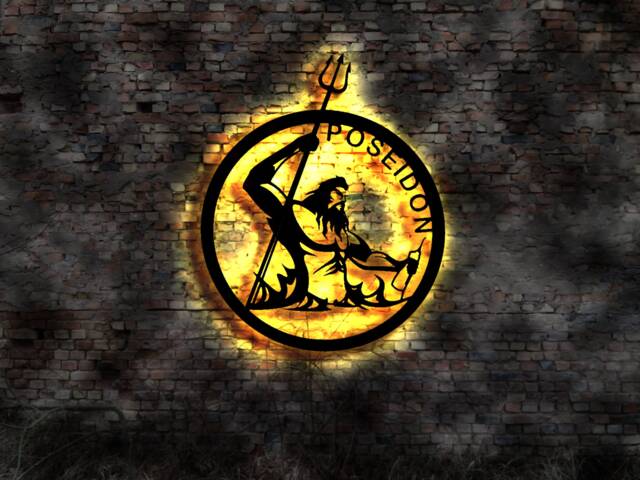 Led Sign Greek God Gods Neon Greece Restaurant Wall Decoration Hanging ...