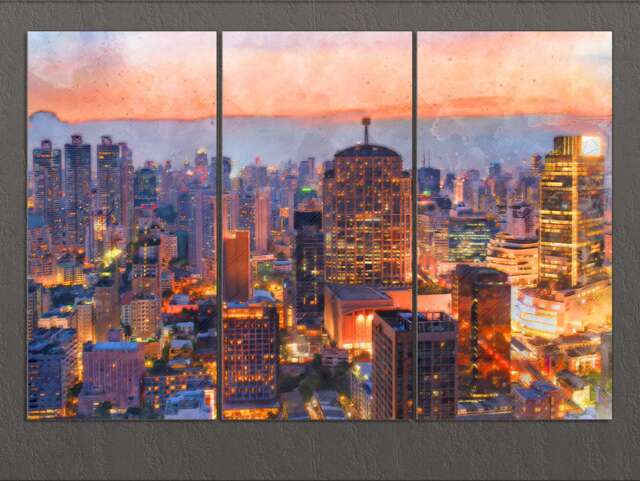 Angola Wall Art, Luanda Skyline, Canvas Print, Painting, Print by Etsy ...