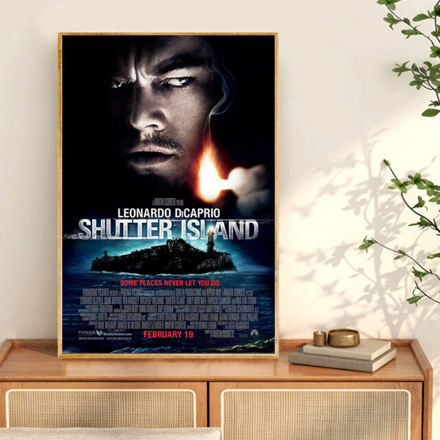Shutter Island Movie Poster, Movie Prints For Cinema Rooms, Wall Art ...