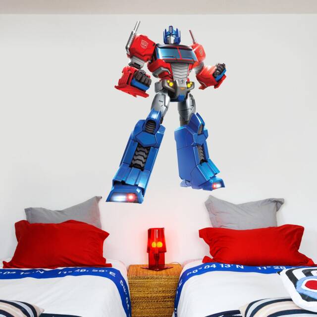Transformers Optimus Prime Wall Sticker Decal Art Mural Vinyl Kids ...