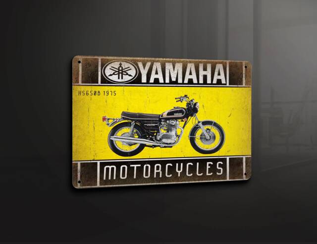 Yamaha Motorcycles - Metal Sign Plaque Wall Art Decor Signage by Etsy ...
