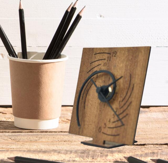 Exceptional Desk Clock, Silent, Model Pi - ??, Mathematical Spiral ...