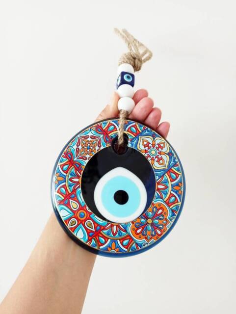 Evil Eye Wall Hanging, Large Eye, Nazar Home Decor, Spiritual Gift ...