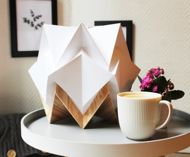 Origami Table Lamp in Paper by Etsy | ufurnish.com