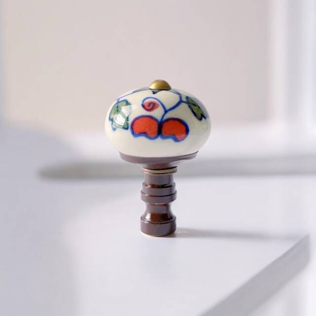 Set Of 2 Gorgeous Porcelain Lamp Shade Finials - Toppers 2 by Etsy ...