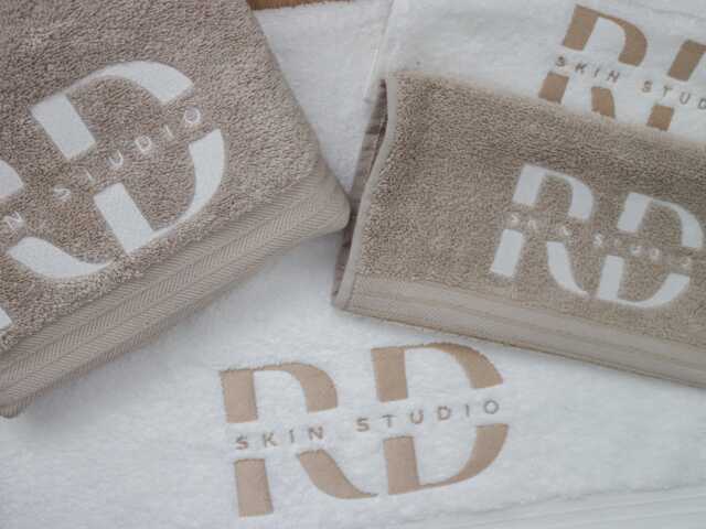 Custom Embroidered Towels With Business Logos. Multiple Sizes Face ...
