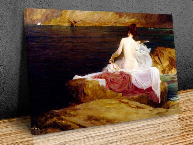 Herbert James Draper, Calypso Island, British Artist , Wall Hangings ...