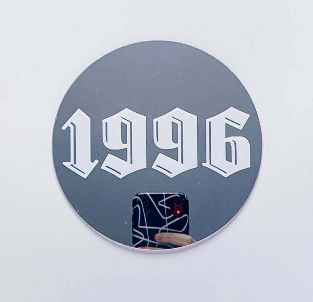 Customisable Birth Year Wall Art Permanent Vinyl Decal in Old English ...