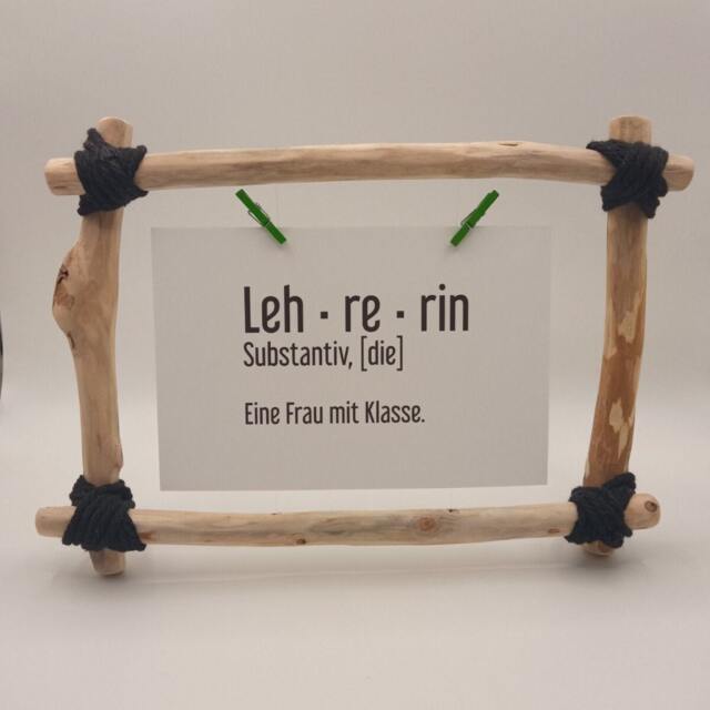 Handmade Landscape Picture Frame Including Teacher Photo by Etsy ...