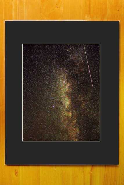 Perseid Meteor Shower With Milky Way 8x10 Photo Print in 11x14 Matte ...