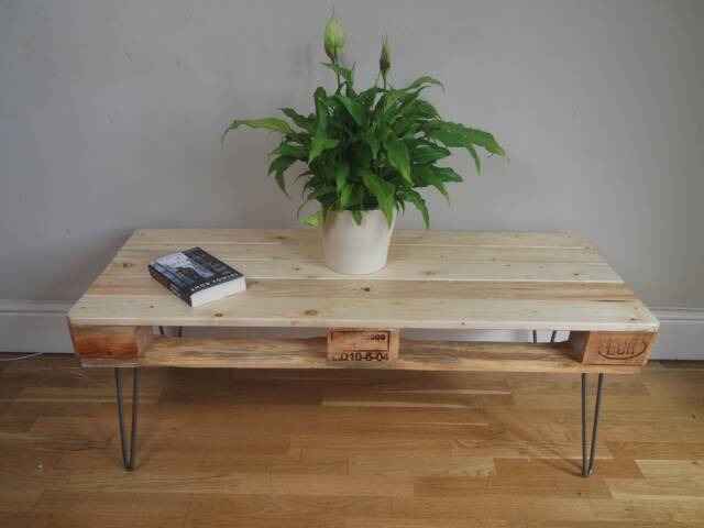 Upcycled Pallet Coffee Table in Rustic Farmhouse Style Made With ...