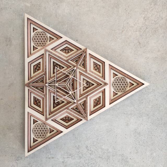 Mer Ka Ba Stylized Energetic Wall Decoration by Etsy | ufurnish.com